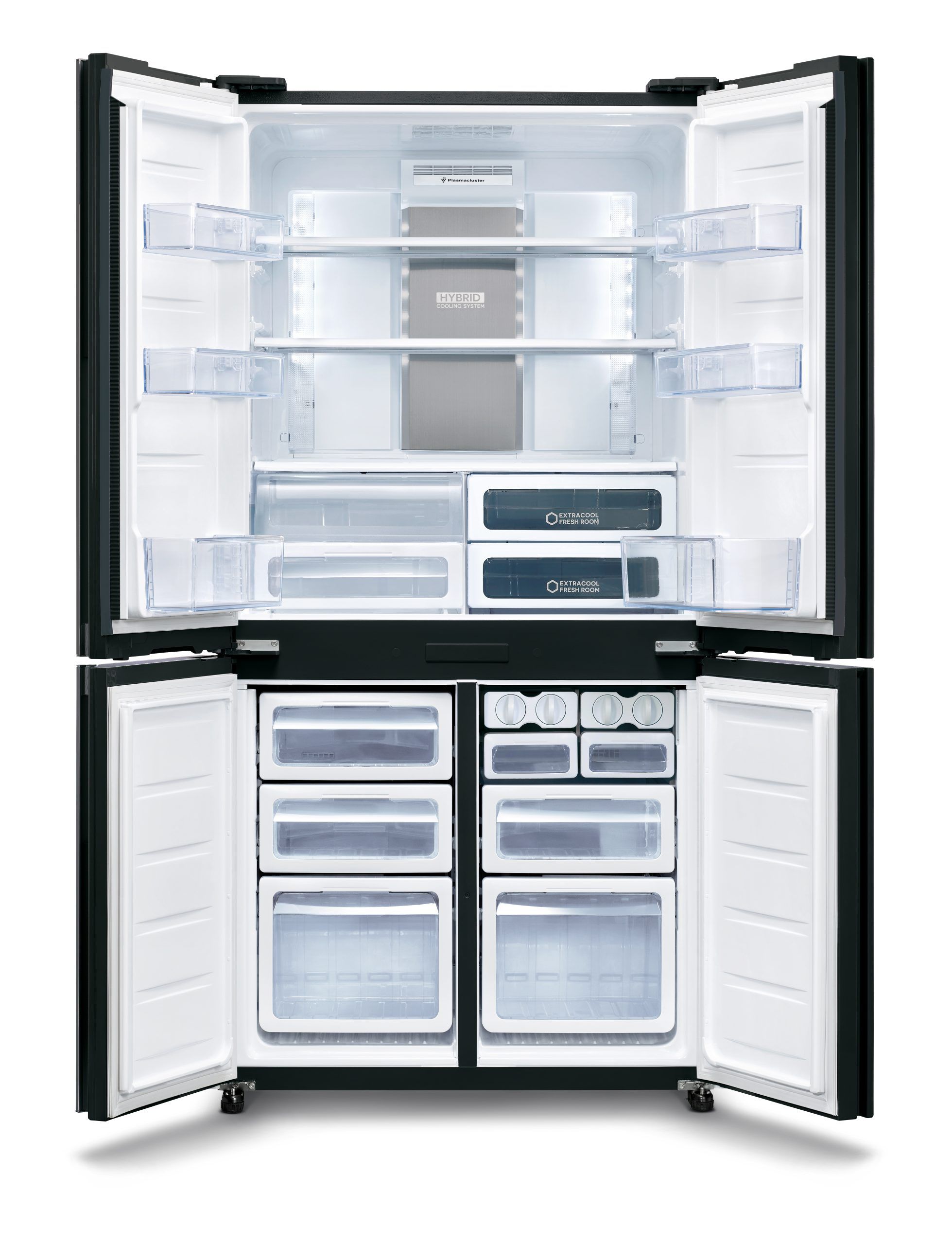 Sharp SJ-9160BK – מקרר 4 דלתות 607 ליטר NO FROST | יבואן רשמי