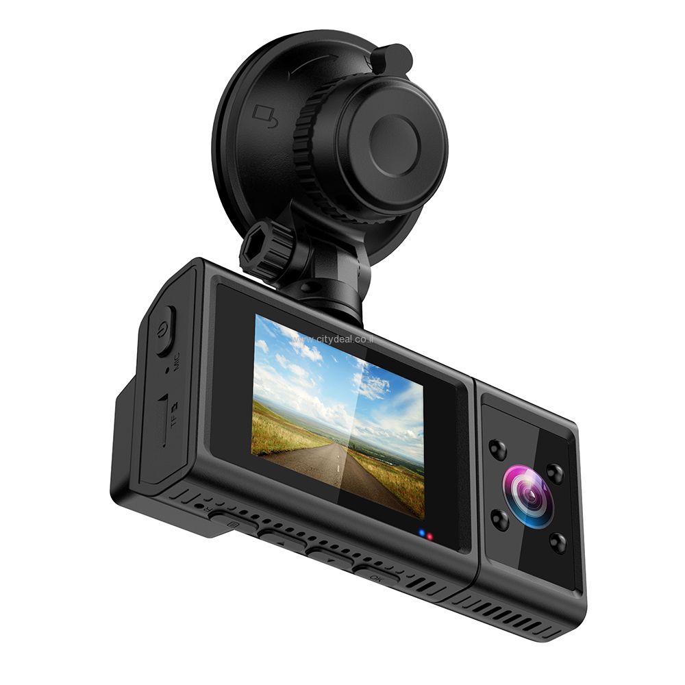 מצלמת דרך לרכב באיכות PURE CINEMA 4K דגם DVR-50 | יבואן רשמי