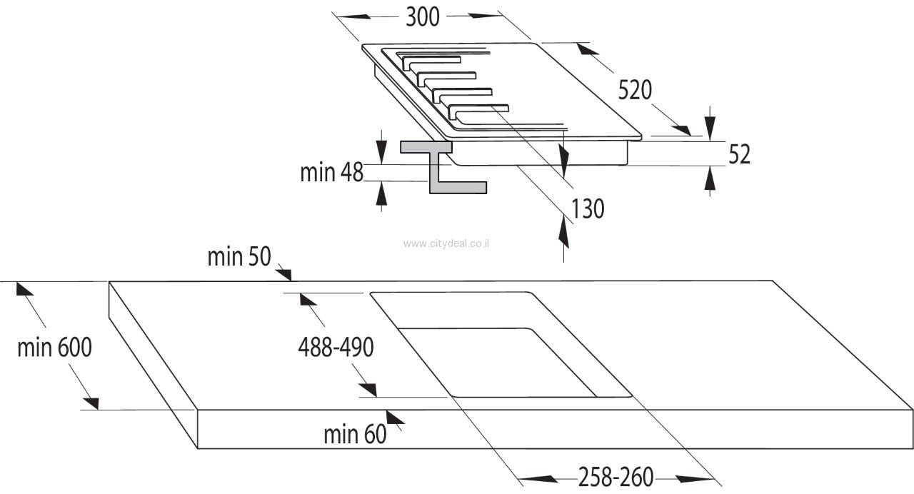 כיריים גז Gorenje GC321B יבואן רשמי | סיטי דיל