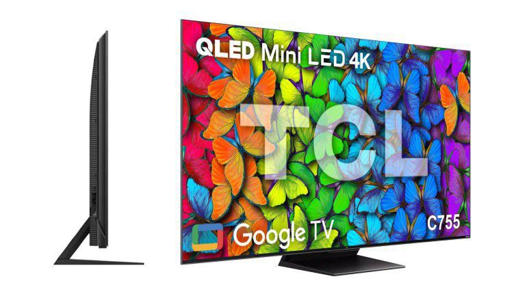 טלוויזיה חכמה 85 אינץ' TCL דגם 85C755 QLED Mini LED 4K יבואן רשמי