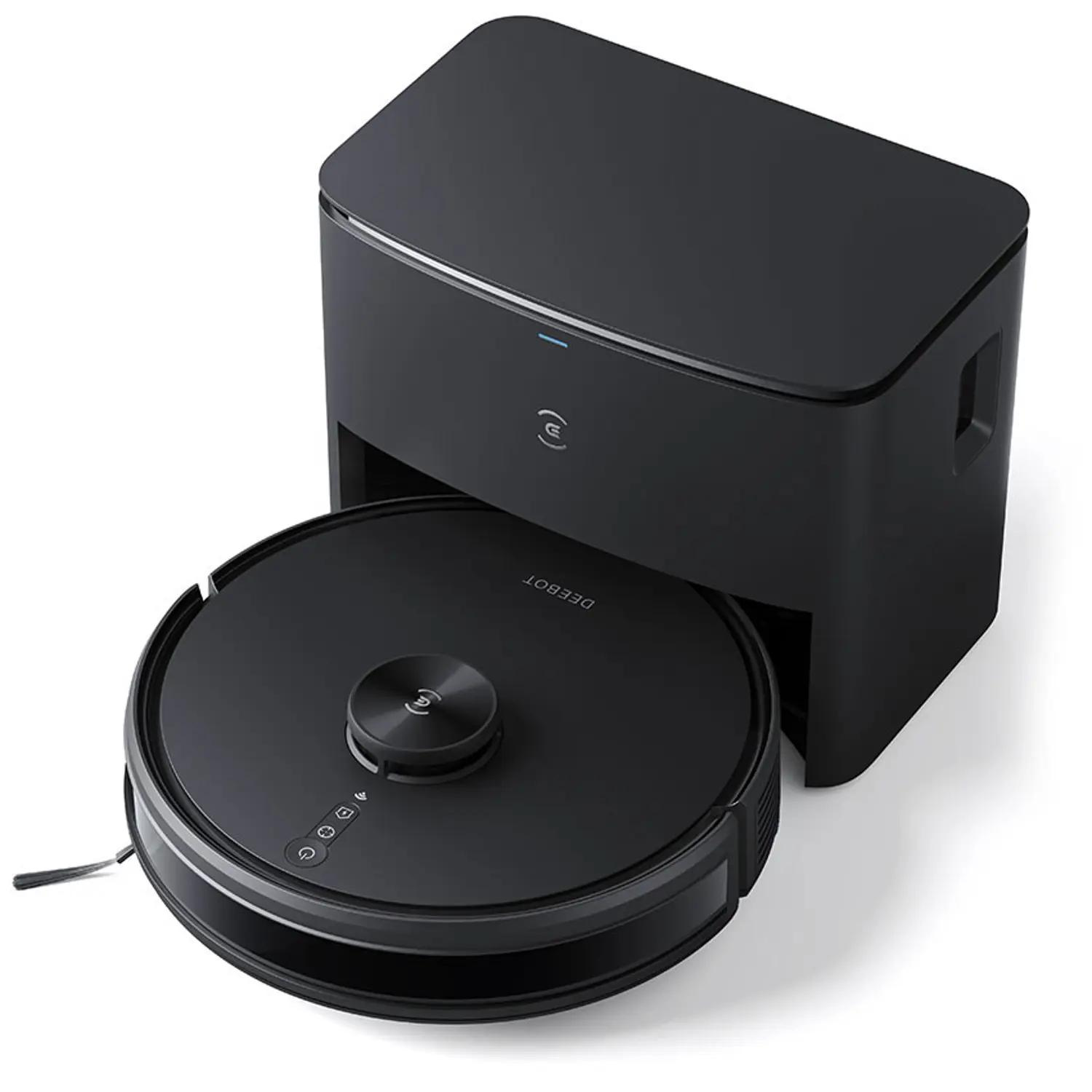 שואב אבק רובוטי שוטף עם תחנת ריקון אוטומטית ECOVACS DEEBOT Y1 PRO PLUS ...